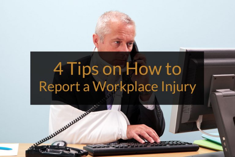 How To Report A Workplace Injury - 4 Easy To Follow Tips