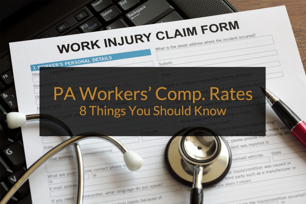 Pennsylvania Workers' Compensation Rates